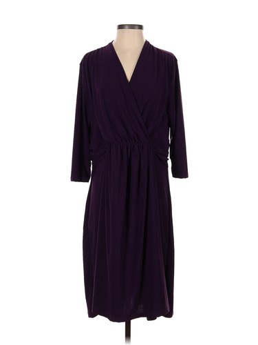 EllumiNation By Nikki Parker Women Purple Casual Dress 0 | eBay