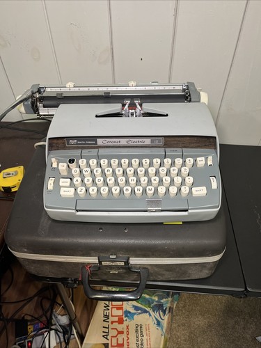 VTG Smith Corona Coronet Automatic 10 Electric Typewriter In Case Fully ...