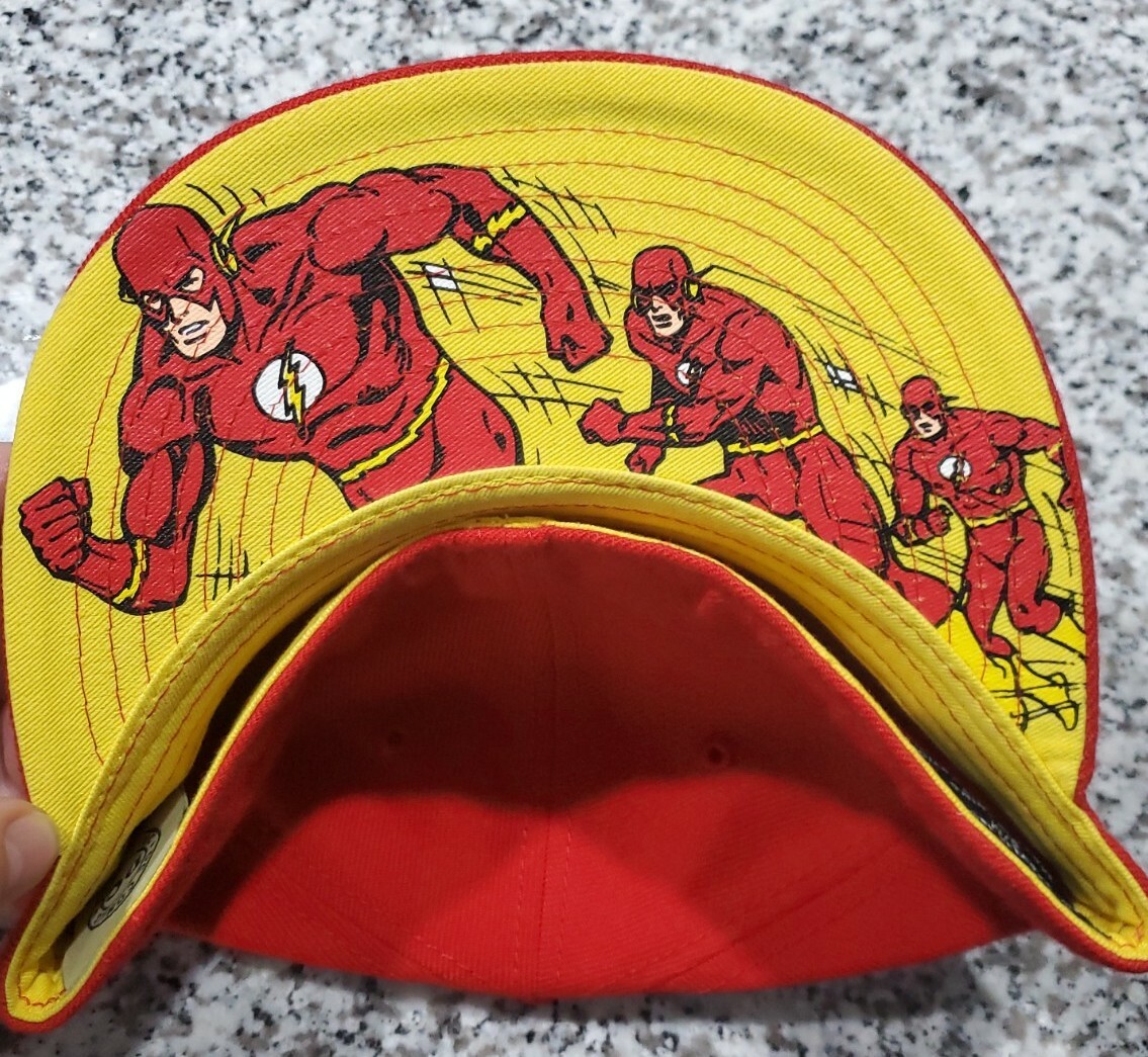 Flash DC Comics Fitted Hat Super Heroes Sz Small/Medium RN#115665 | eBay