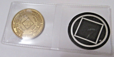 Narcotics Anonymous NA 50 Year Clean Bronze Medallion Recovery Coin ...