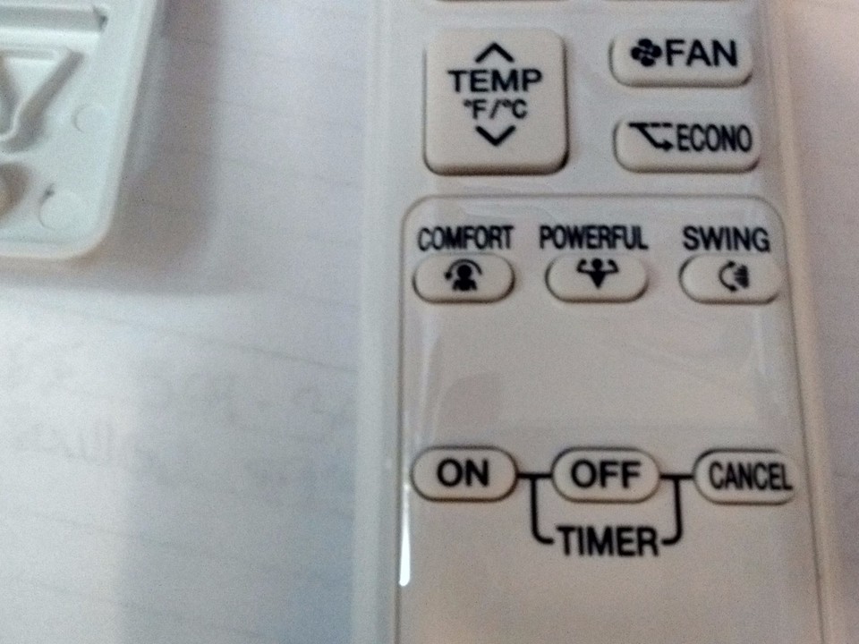 Genuine New Daikin Replacement Wireless Remote Control ARC 480A6 ...