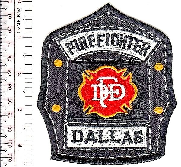 Fire Dept Texas Dallas Fire Dept Crest Firefighter Helmet Shield NO ...