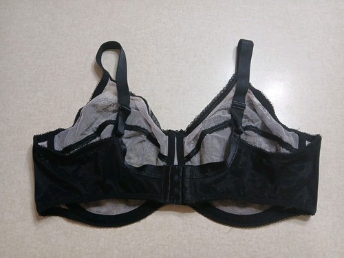 Wacoal Bra 44D Retro Chic Black Unlined Underwire 855186 | eBay