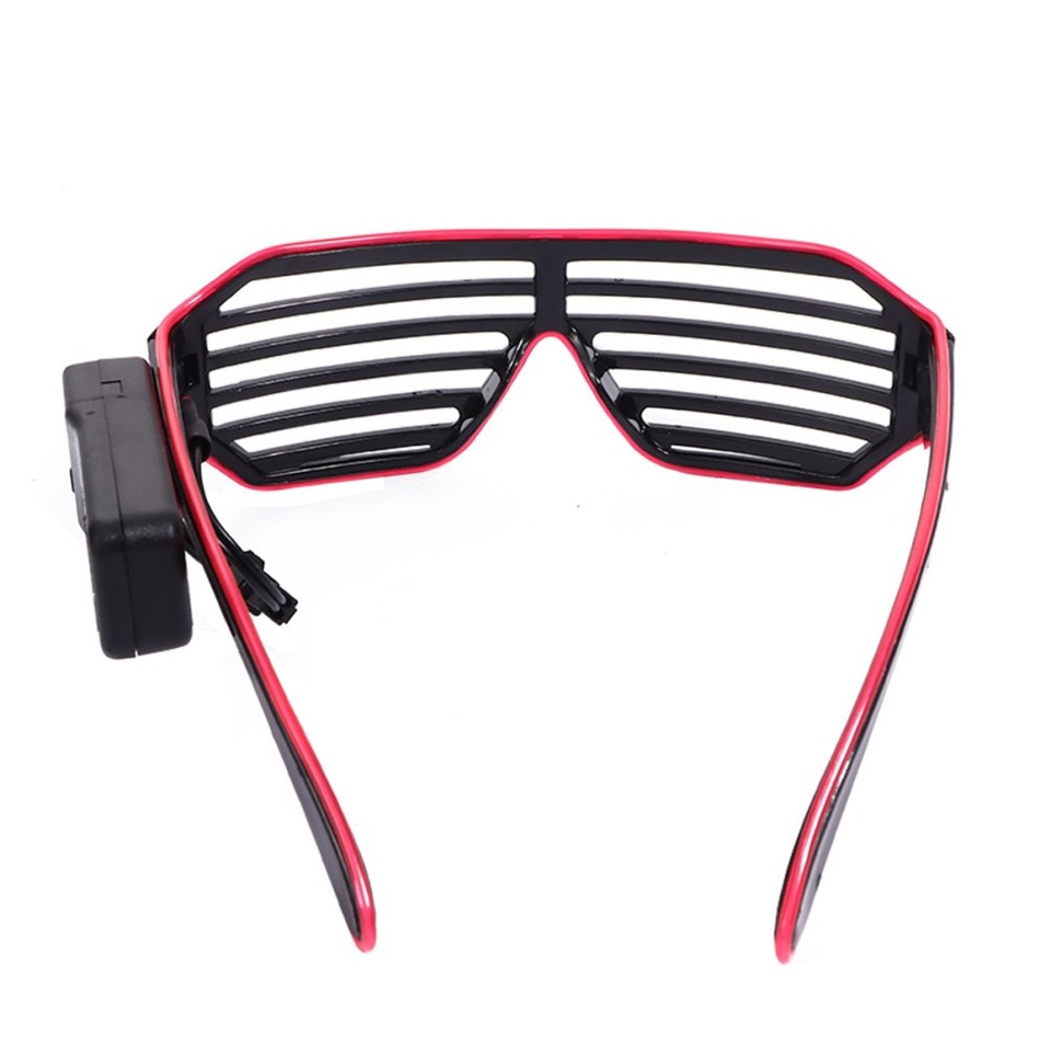 Flashing Glasses Costume Props Party Favors Supplies Dual Color LED ...