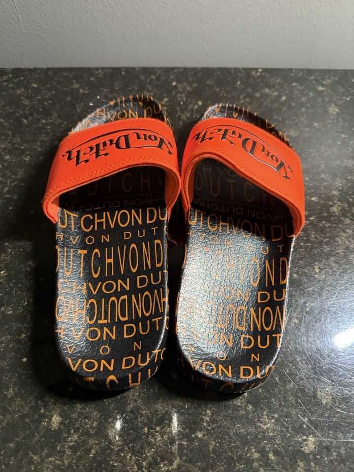 Von Dutch Men's Monogram Orange Slides | eBay