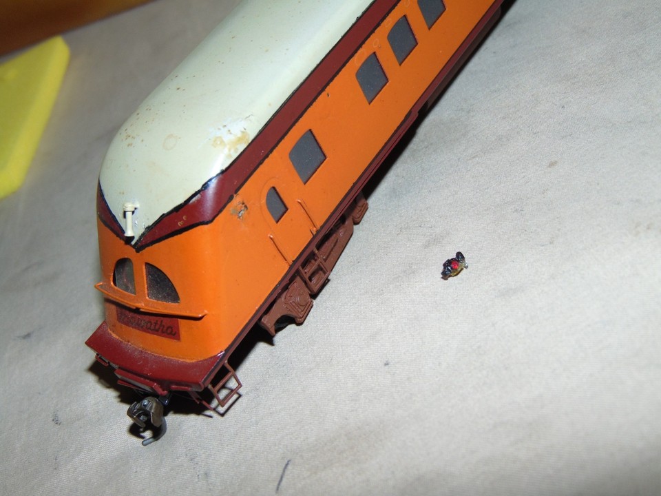 ORIENTAL LIMITED HO BRASS MILWAUKEE ROAD HIAWATHA PAINTED OBSERVATION ...