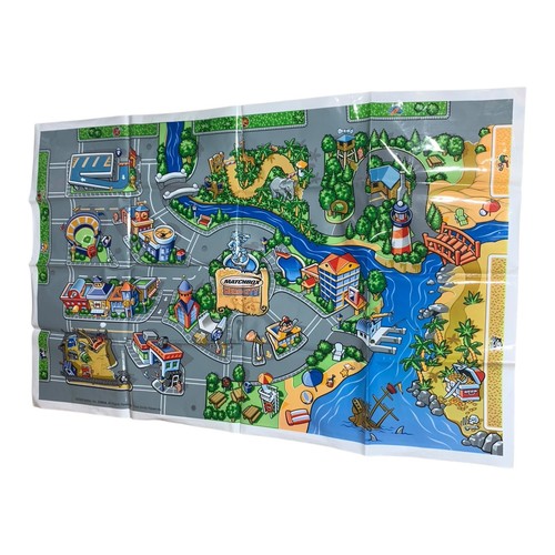 Matchbox Hero City Roadway Floor Play Mat 49.5” X 31” | eBay