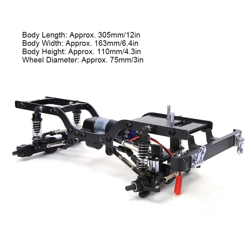 Metal RC Car Body Chassis Frame Kit Fits For MN D90 1/12 Climbing Car ...