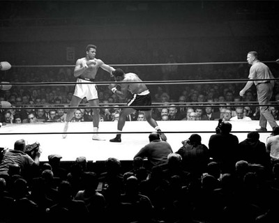 1965 MUHAMMAD ALI vs FLOYD PATTERSON Glossy 8x10 Photo Heavyweight ...