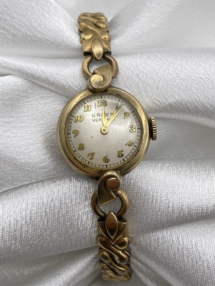 Vintage 1940’s Gruen Very Thin Ladies 10K Gold Filled Delicate ...