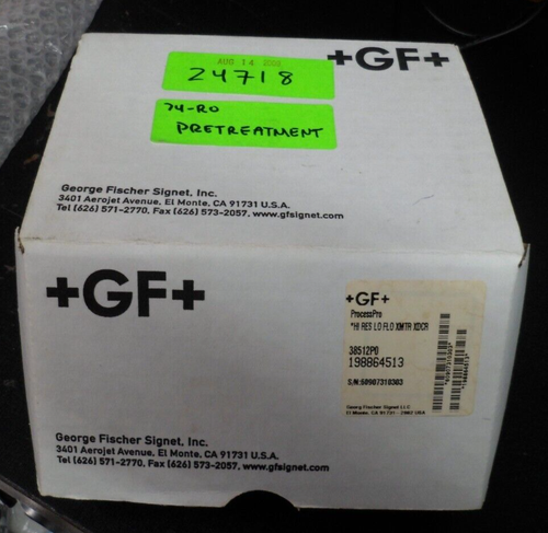 George Fisher Signet 8512 Rotor-X Paddlewheel Flow Sensor | eBay