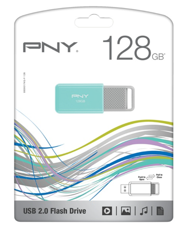 Brand New PNY 128GB USB 2.0 Flash Drive Green P-FD128OMC-GE | eBay