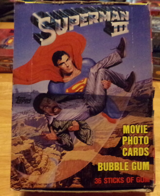 1983 Topps Superman III Movie Photo Cards Box Set w/o Bubblegum | eBay