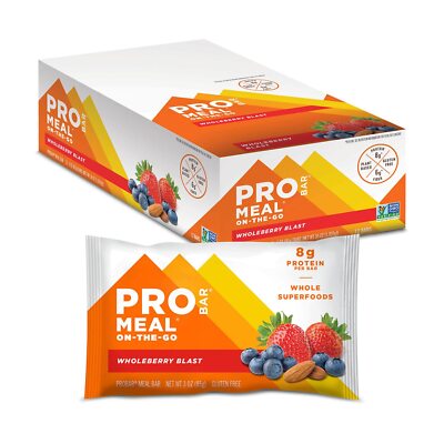 Wholeberry Blast Snack Bars 3 Oz Pack of 12 Gluten Free Soy Free ...