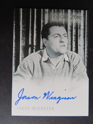 Authentic Signed Autographed Twilight Zone Card #A-76 Jason Wingreen ...
