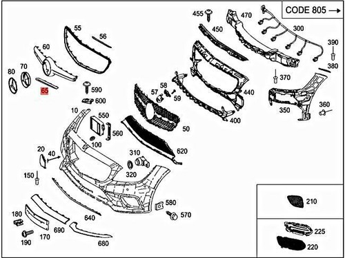 Genuine MERCEDES C218 X218 CLS C218 Trim strip 2188851421 | eBay