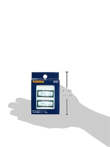 TOMIX N scale ISO 20 ft tank container Nippon Oil Shipping 2 green 3127 ...