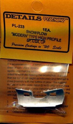 Details West 233 x HO Snow Plow SP/CSX/CP/NS | eBay