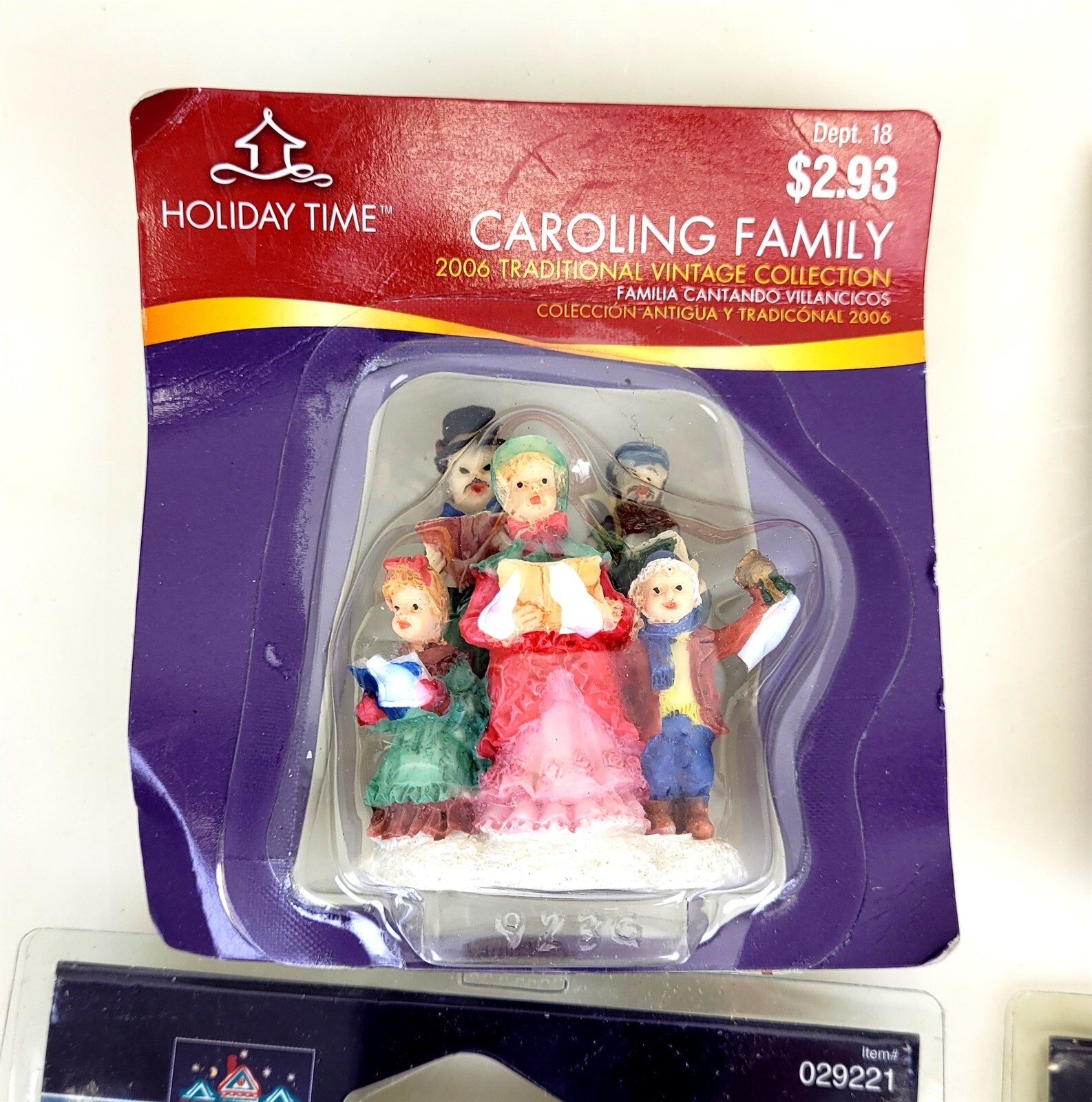 (4) Carole Towne Collections Christmas Holiday Figures Caroling Family ...