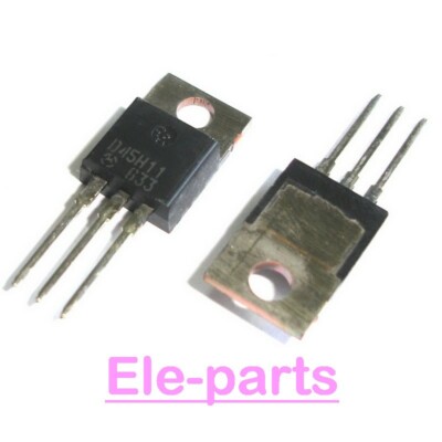 50 PCS D45H11G TO-220 D45H11 Complementary Silicon Power Transistors ...