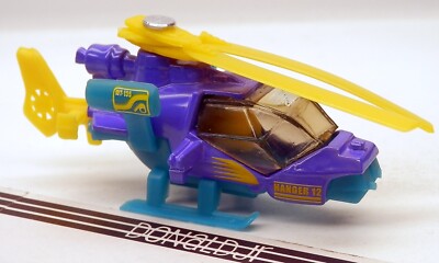 Matchbox Mission Helicopter Purple Attack Chopper w/2000 Chase Logo 1: ...