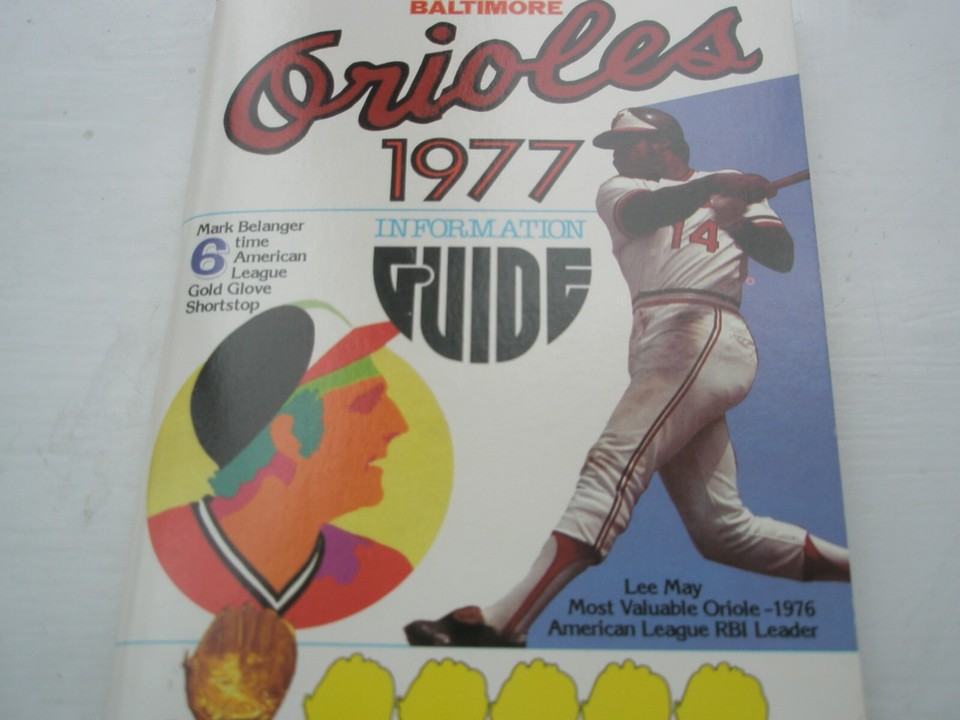 Vintage MLB Media Guide & spring training roster guide 1977 BALTIMORE ...