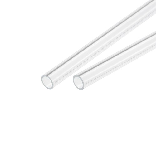 2pcs Acrylic Pipe Clear Rigid Tube 6mm ID 8mm OD 14" for Lamps and ...