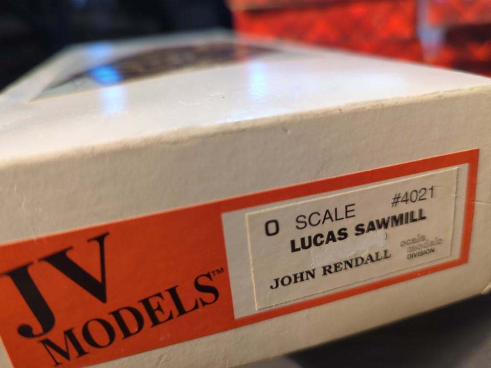 JV Models 4021 O Scale Lucas Sawmill John Rendall Train Set Accessory ...