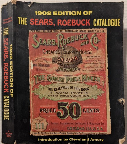 Vintage 1902 Edition Of The Sears Roebuck Catalogue | eBay