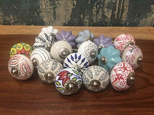 Cabinet Door Ceramic Knobs Drawer, Pulls Assorted Colour pack of 10 | eBay