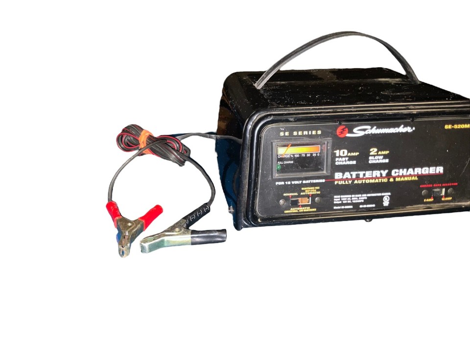 Schumacher 10/2 Amp 12 Volt Battery Charger SE-520MA MANUAL & FULLY ...