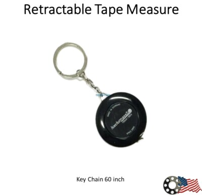 Retractable Key Ring Black Tape Measure Germany | eBay