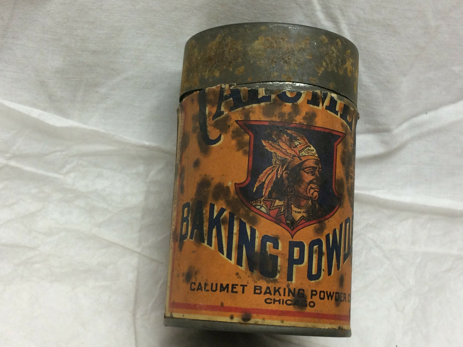 Vintage Calumet Baking Powder Tin Paper Label | eBay