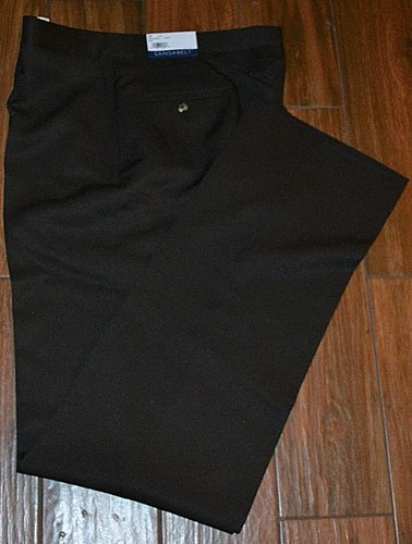 Sansabelt Polyester Dress Pants Brown 36 Regular Flat Front New ...