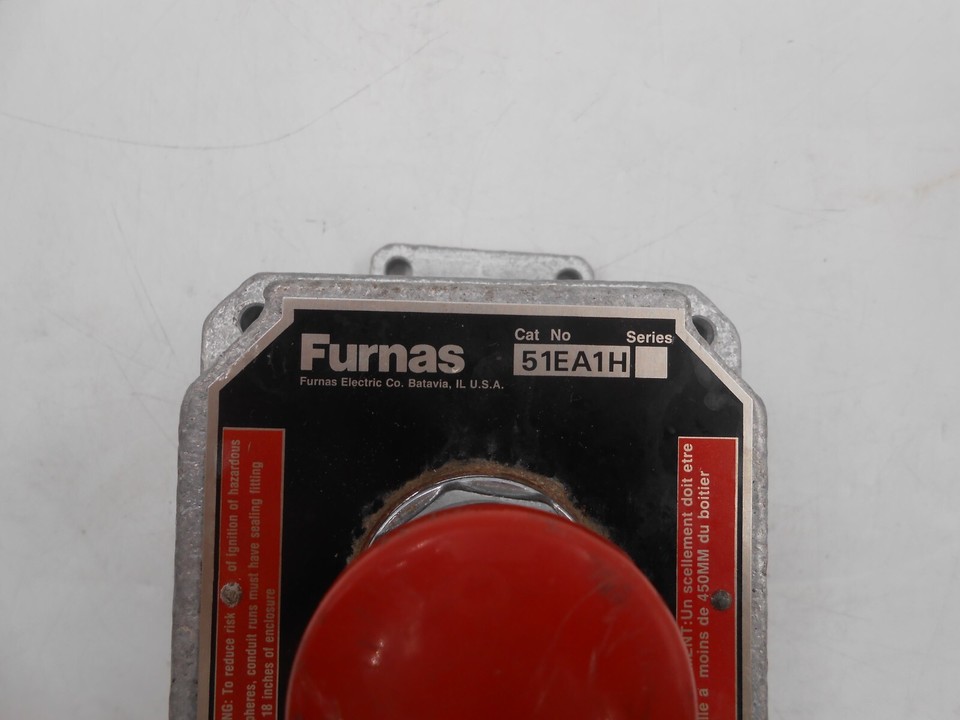 FURNAS 51EA1H Push Button Switch USED explosion proof e stop | eBay