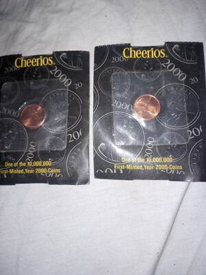 2 of them 2000 CHEERIOS LINCOLN PENNY SEALED | eBay