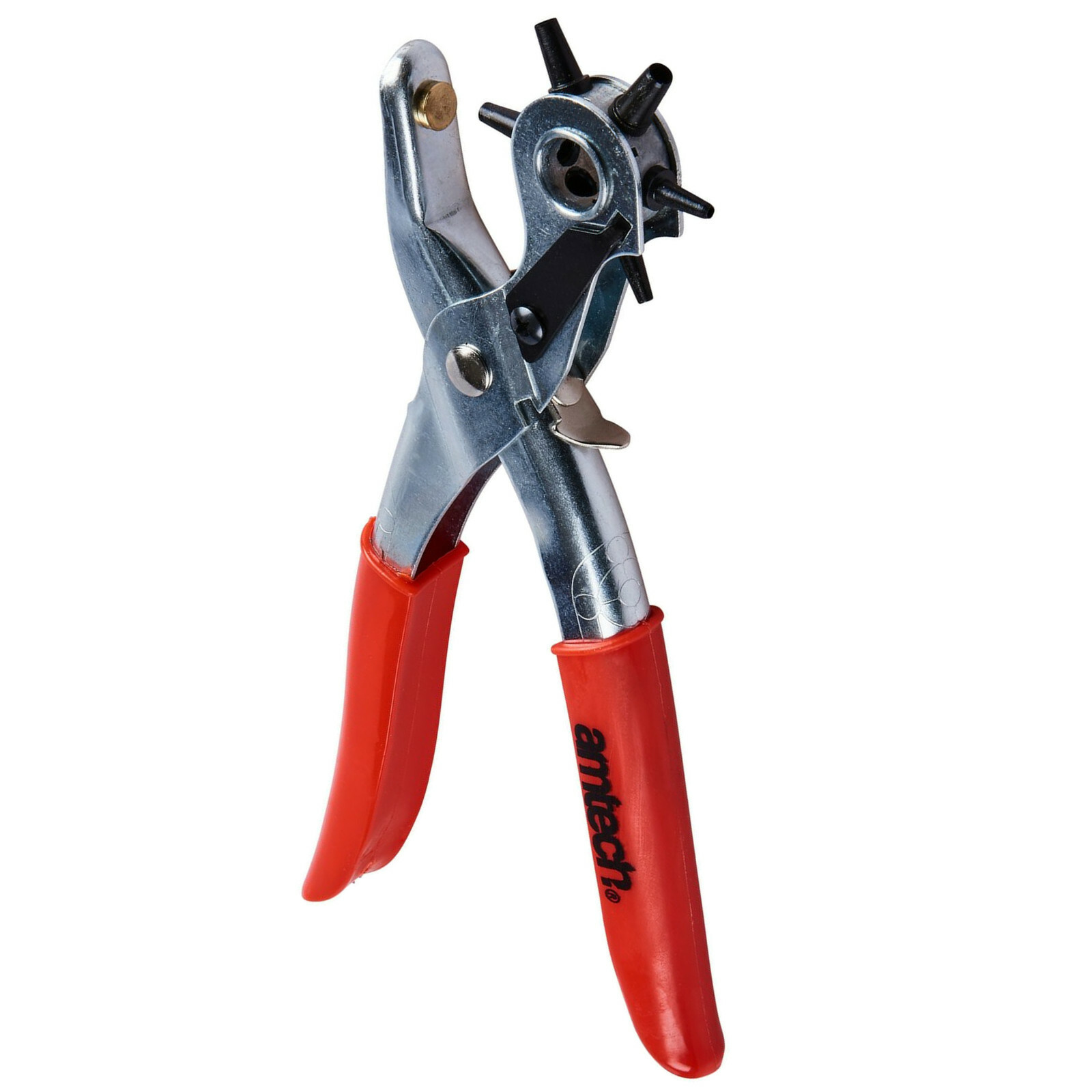 Revolving 6 Hole Size Punch Puncher Plier Belt Leather Canvas Eyelet ...