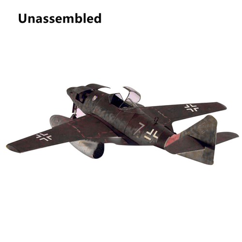 32CM 1/33 WWII German ME-262 Military Fighter Jet Paper Model ...