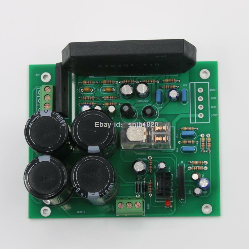 Hifi STK401-140/110 stereo AMP High power 120W *2/ 70W *2 amplifier ...