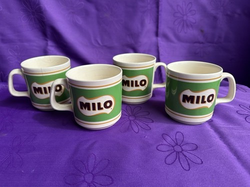 4x Vintage Milo Ceramic Coffee/Tea Mugs - Made In Australia | eBay ...