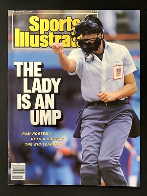 Pam Postema Sports Illustrated Mag 3/14/88 NoLabel First Female ...
