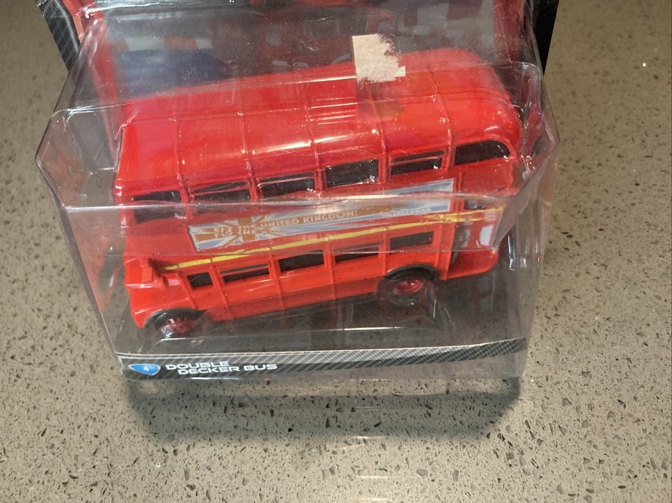 Disney Pixar Cars Deluxe Double Decker Bus Diecast Cars 2 #4 2010 | eBay