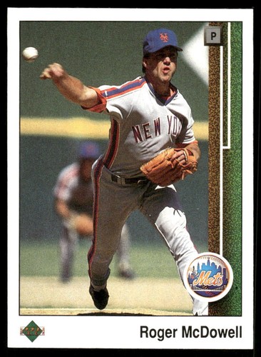 Roger McDowell 1989 Upper Deck #296 New York Mets | eBay