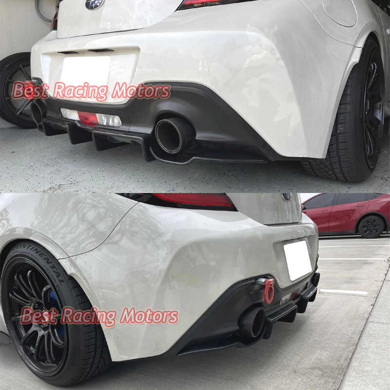 For 2022-2026 Toyota GR86 / Subaru BRZ GT Style Rear Bumper Diffuser ...