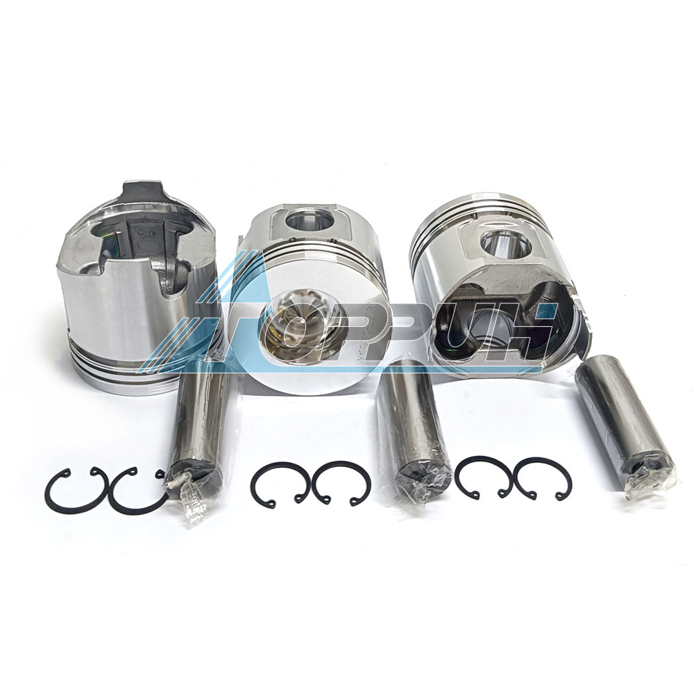 3 set Piston For Yanmar 3TNE84 Diesel Komatsu 3D84-3 PC30-1 84mm STD | eBay