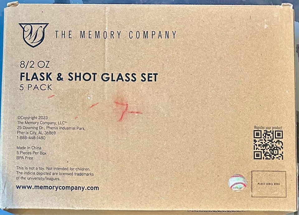 Milwaukee Brewers MLB Stainless Steel Flask & Shot Glasses Baseball ...