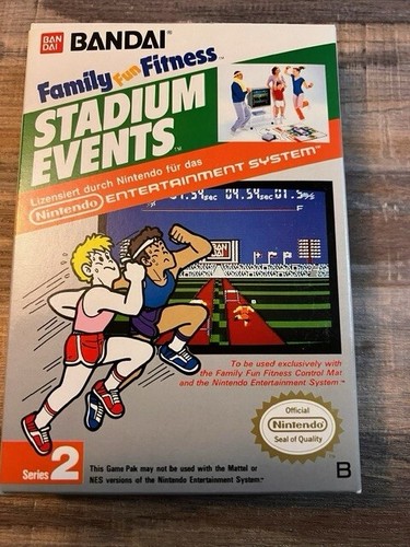 Stadium Events NES Nintendo Entertainment System PAL CIB Authentic NM ...