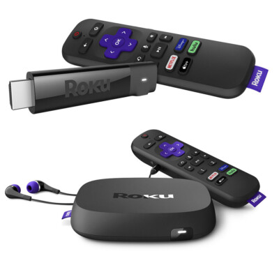 Roku Streaming Stick + (3810R) and Roku Ultra (4800R) 2-Product Bundle ...