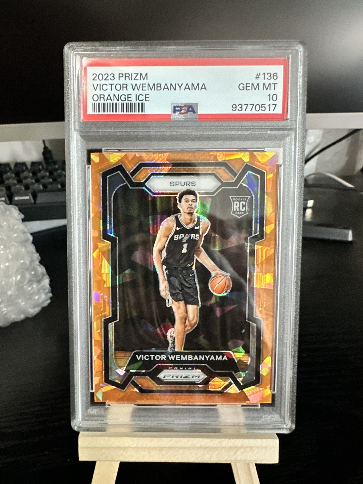 Victor Wembanyama 2023 Prizm #136 Orange Ice Price Guide - Sports Card ...