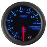 GLOW SHIFT 52mm BLACK 7 COLOR 1600 PSI NITROUS PRESSURE GAUGE GS-C714 ...